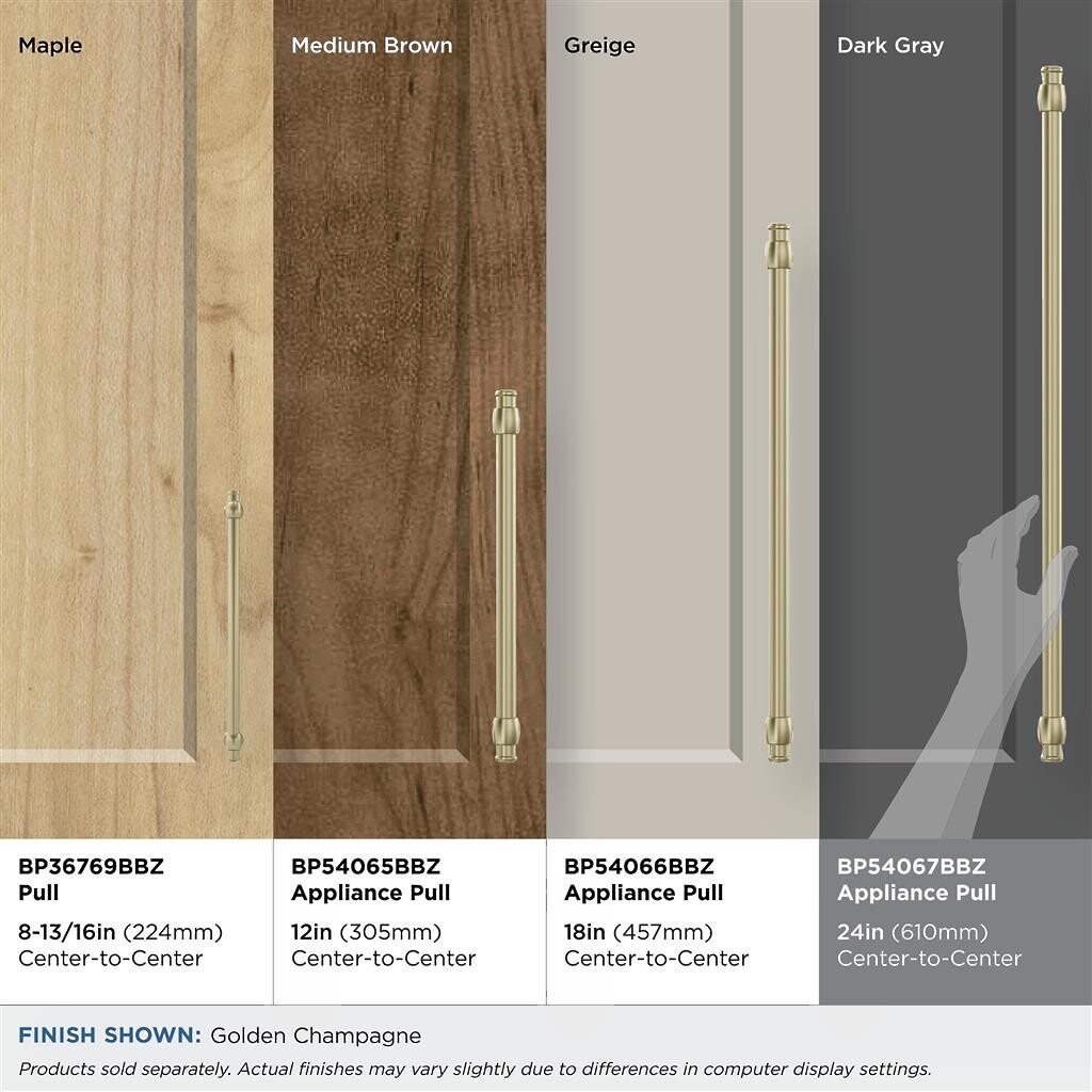 Winsome Appliance Pull 24 inch Golden Champagne